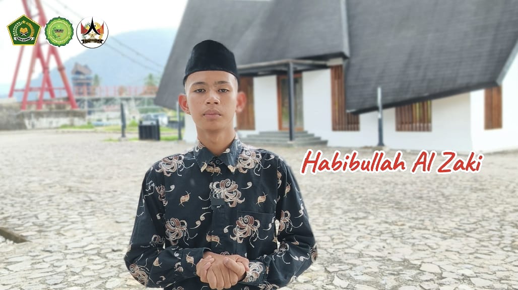 Shalat tiang agama oleh Habibullah Azzaki siswa kelas 9 MTsN 3 Solok ...